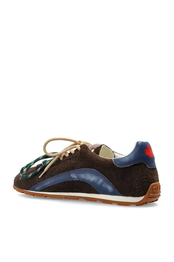 Dsquared2 Lace-up Round Toe Sneakers - Brown