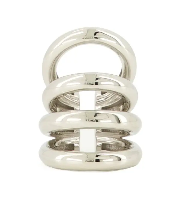 Rabanne Punk Multi-hoop Earrings - No