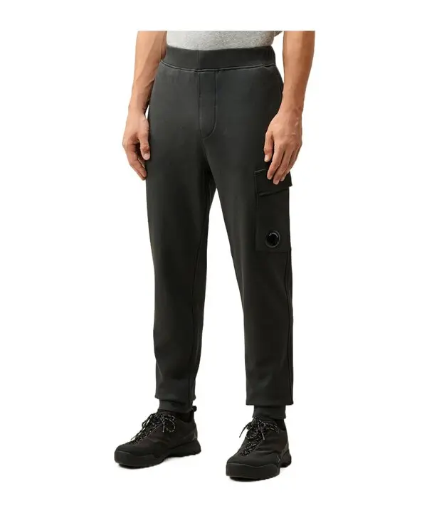 C.P. COMPANY Diagonal Raised Fleece Lens Sweatpants