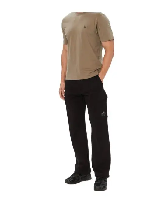 C.P. COMPANY Straight-leg Casual Trousers - Black