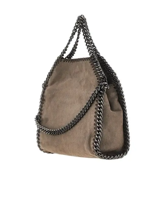 Stella McCartney Chain-linked Top Handle Bag - Grey