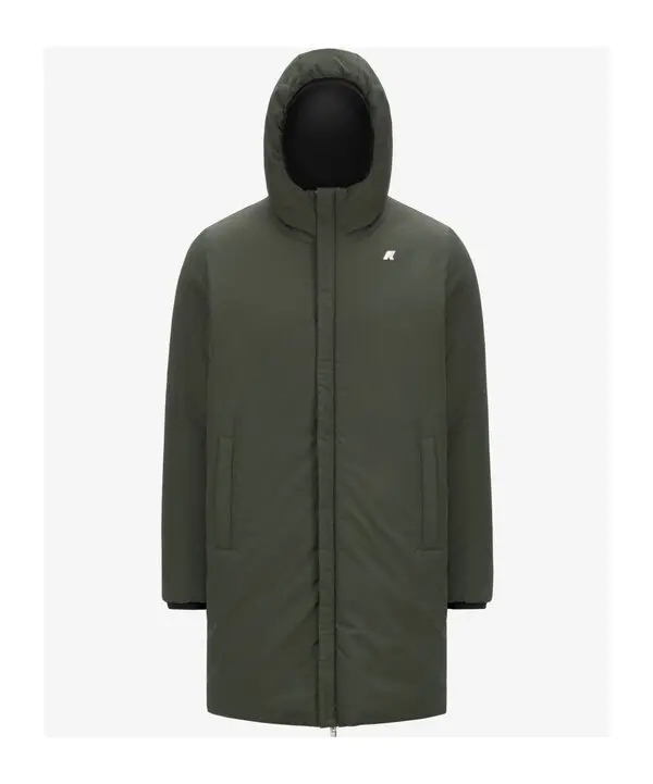 K-WAY Logo Parka - Black