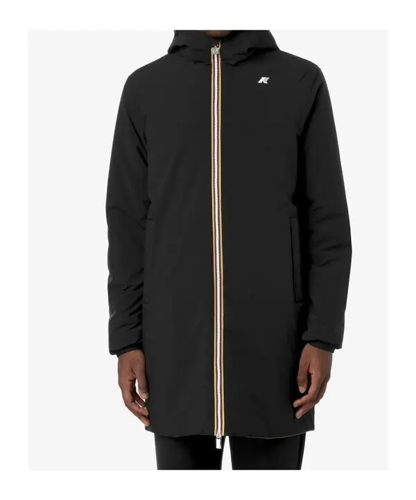 K-WAY Logo Parka - Black