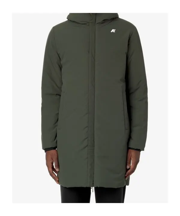 K-WAY Logo Parka - Black
