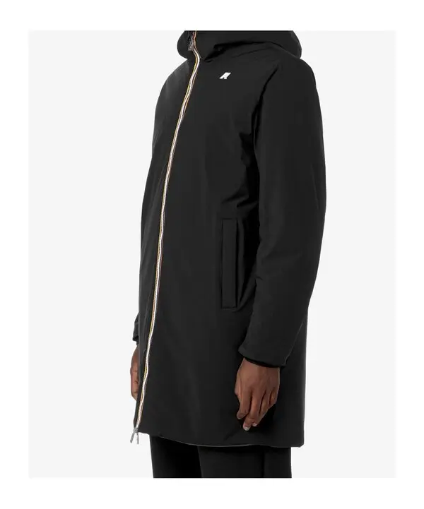 K-WAY Logo Parka - Black