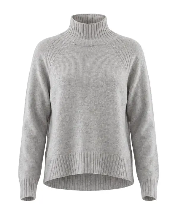 DONDUP Raglan Sleeve Wool Sweater - Grey