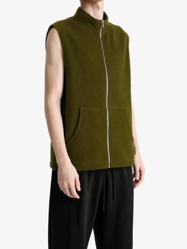 RIER Zip-up High Neck Vest