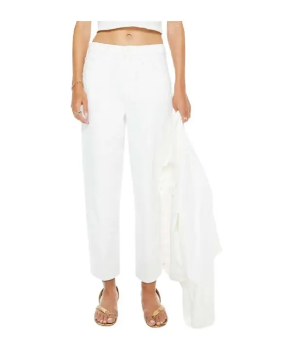 MOTHER Rabbit Hole Ankle Jeans - No
