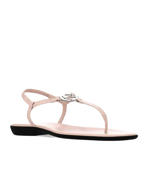 Gucci Thong Sandal With Interlocking G - Pink