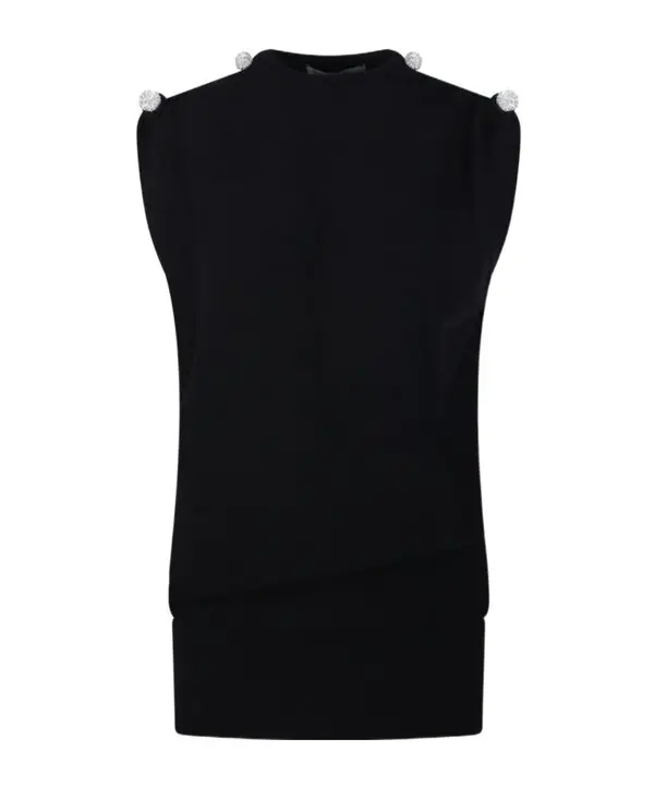 Giuseppe Di Morabito Button-shoulder Knitted Dress