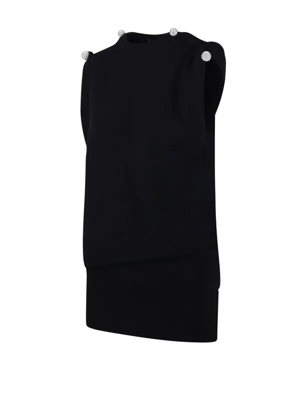 Giuseppe Di Morabito Button-shoulder Knitted Dress