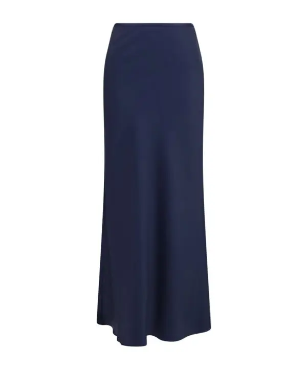 Loulou De Saison Eli Silk Twill Maxi Skirt
