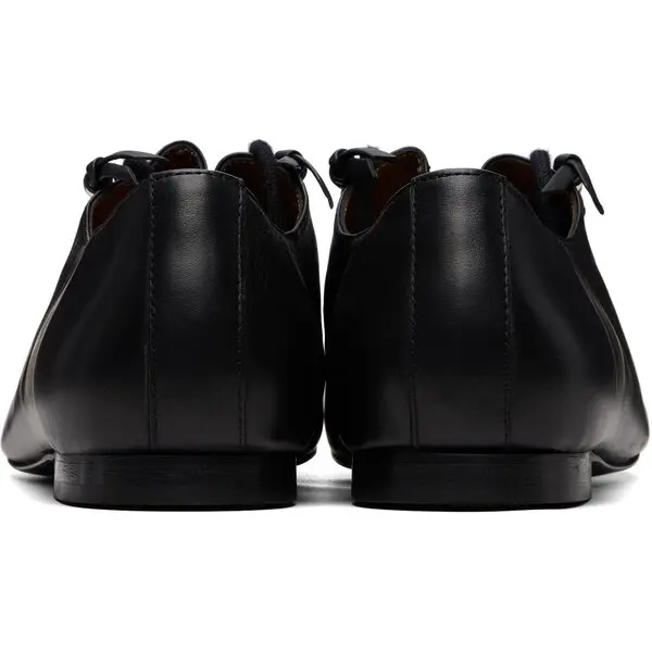 TOGA VIRILIS Leather Derby With Patterned Hardware