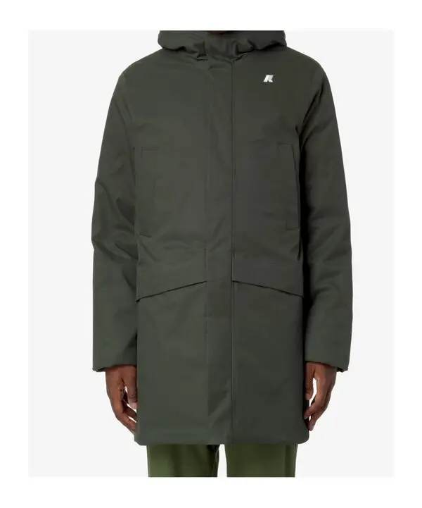 K-WAY Waterproof Hooded Jacket - Green