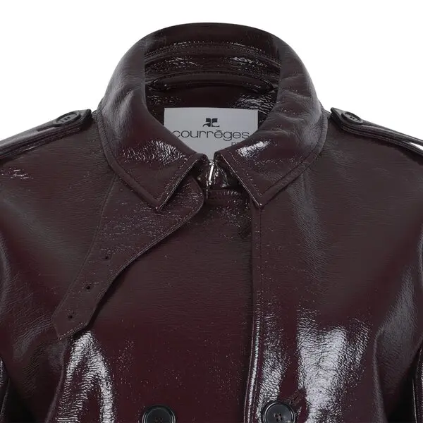 COURREGES Courrèges Vinyl Trench Coat - No