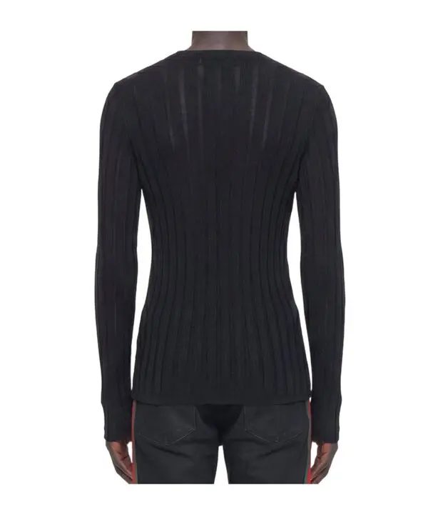 Gucci Semi-transparent V-neck Pullover