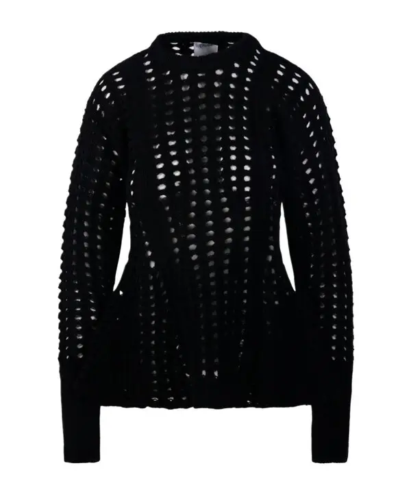 NUDE Perforated T-neck Sweater