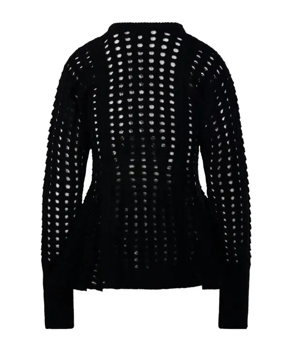 NUDE Perforated T-neck Sweater