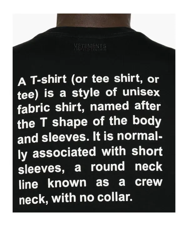 Vetements Slogan-print T-shirt