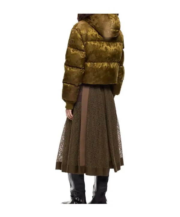 Pinko Camouflage Motif Padded Jacket