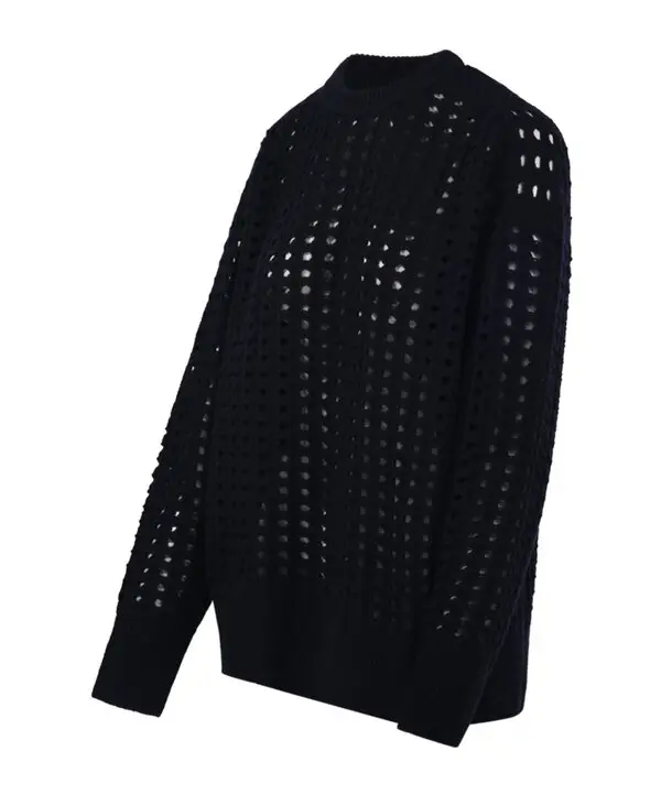 NUDE Perforated Oversized Sweater