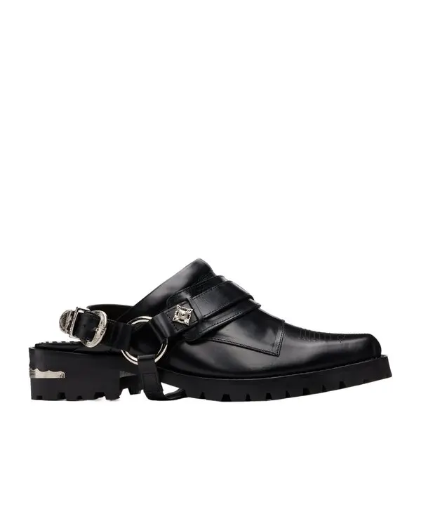 TOGA VIRILIS Leather Slip-on Loafers