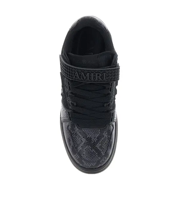 Amiri Round Toe Sneakers With Velcro Closure