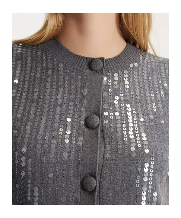 Marella Button-front Sequin Vest