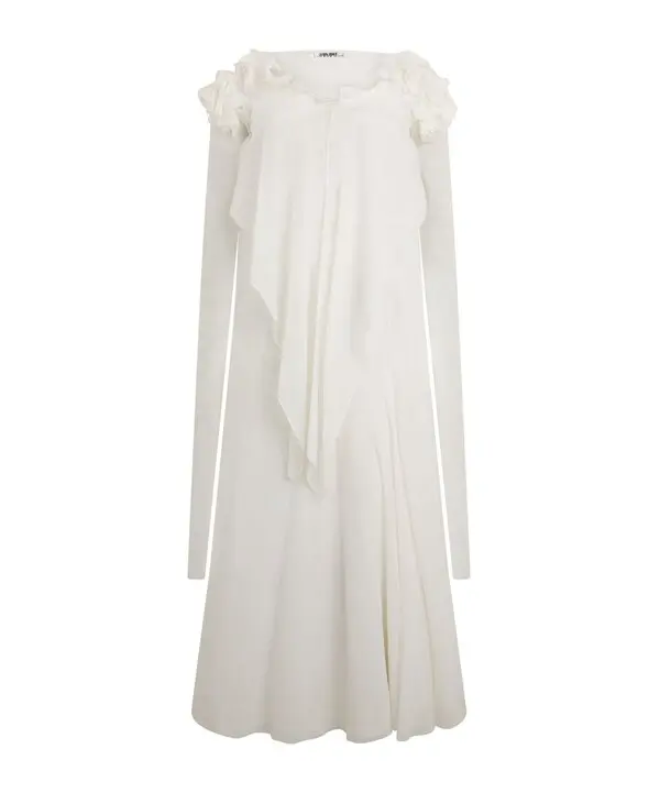 Philosophy Di Lorenzo Serafini Ruffled Midi Dress