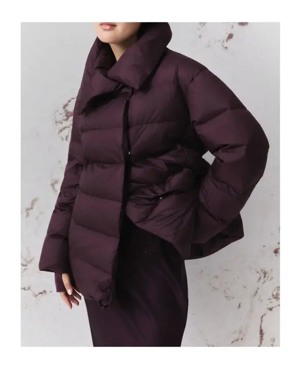 Marella Quilted Down Jacket With Belt