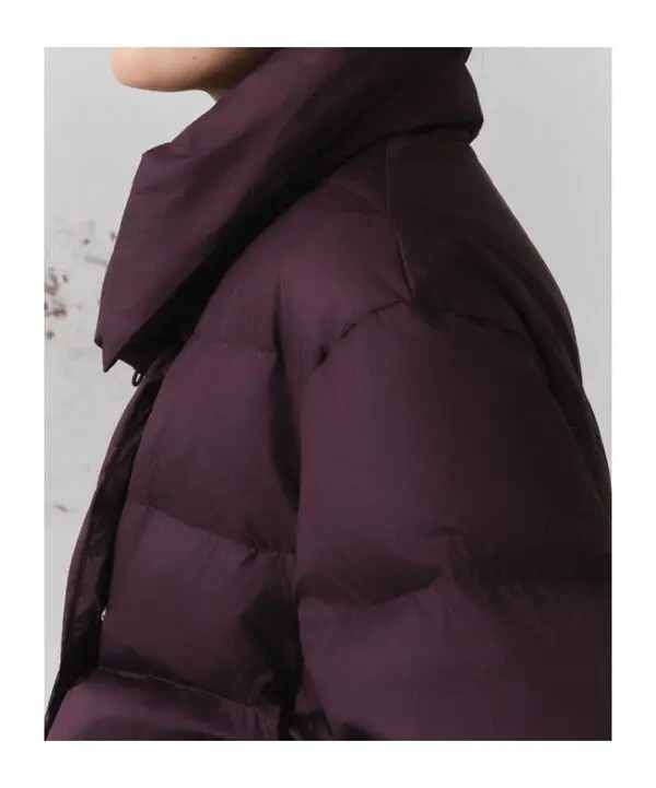 Marella Quilted Down Jacket With Belt