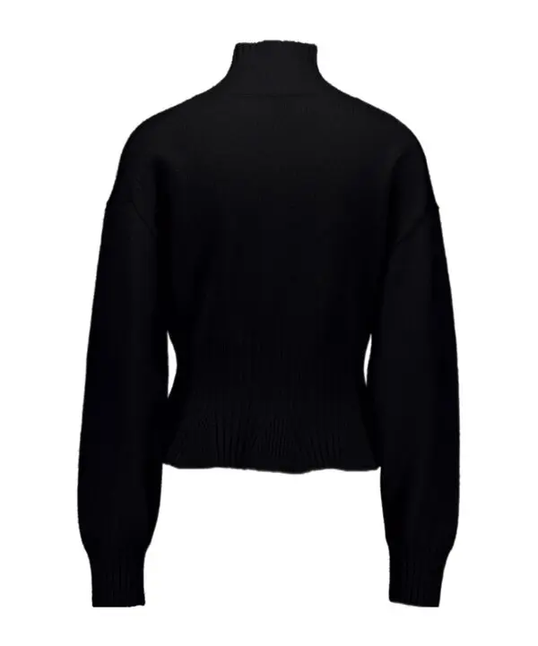 ALLUDE Boat Neck Long Sleeve Jumper