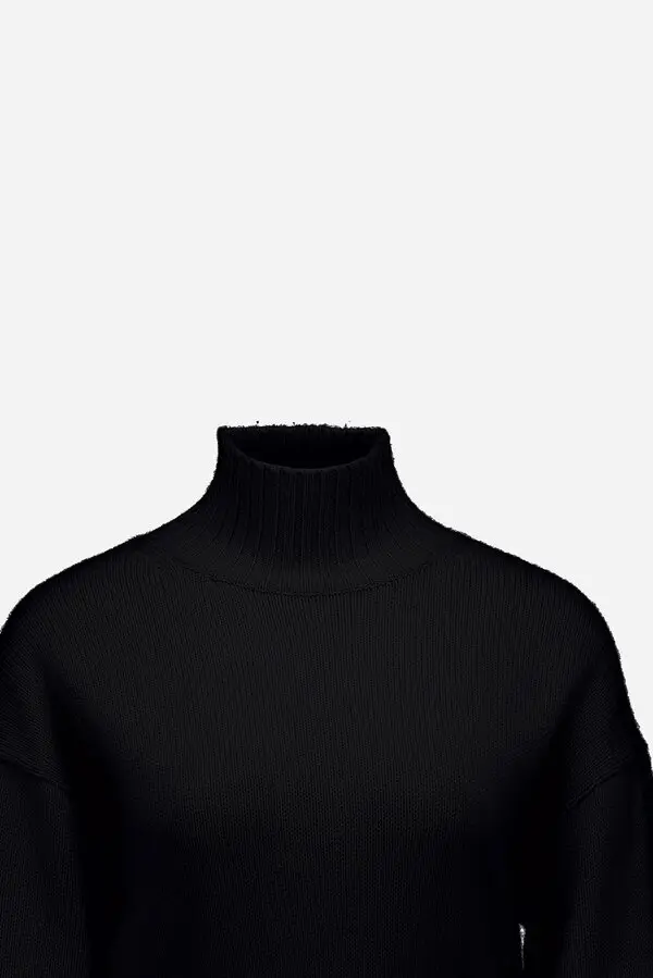 ALLUDE Boat Neck Long Sleeve Jumper