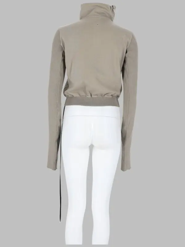 Rick Owens High-neck Zip-up Jacket - Grey