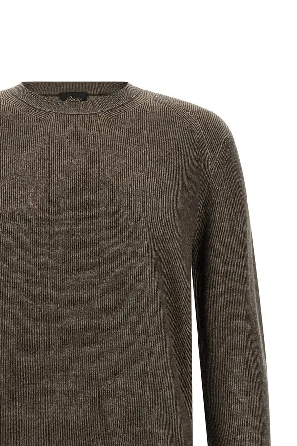 Brioni Vanisé Crew Neck Knitted Sweater