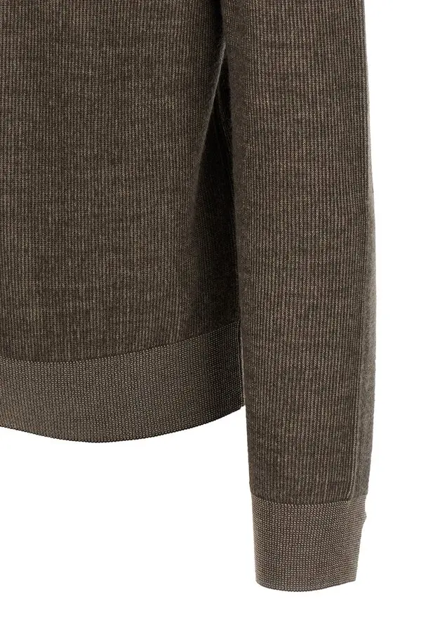 Brioni Vanisé Crew Neck Knitted Sweater