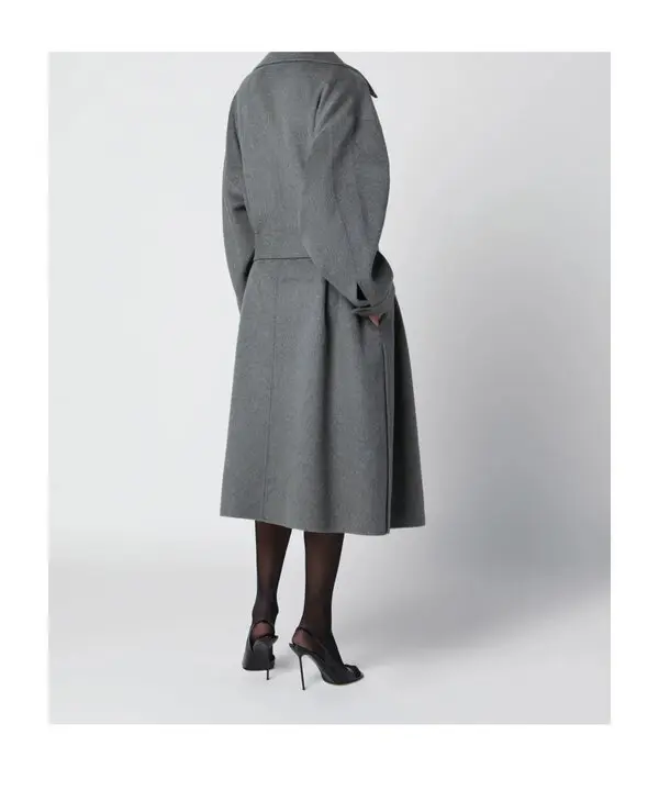 THE FRANKIE SHOP Double-breasted Belted Coat