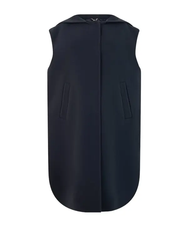 Herno Quilted Hooded Gilet - Dark