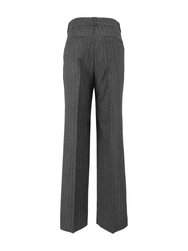 Peserico Pinstripe Pleated Trousers