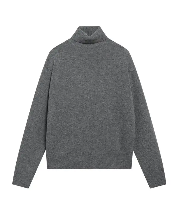 THE FRANKIE SHOP Turtleneck Sweater With Shoulder Pads