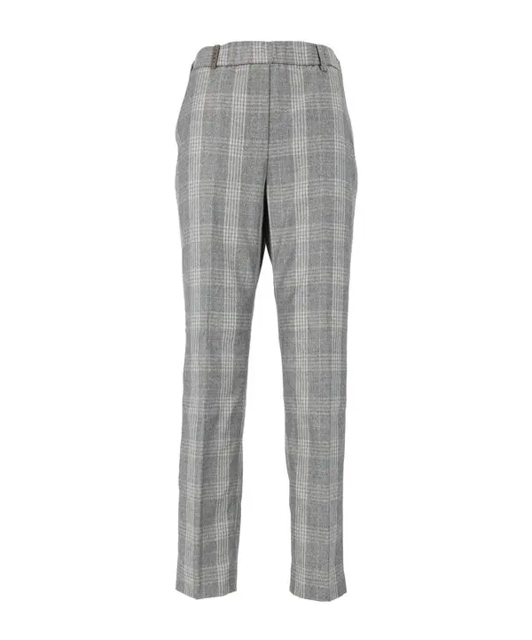 Peserico Check Pattern Trousers