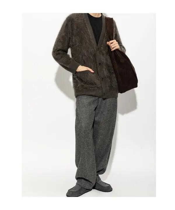 LISA YANG Devean Brushed Knit Cardigan