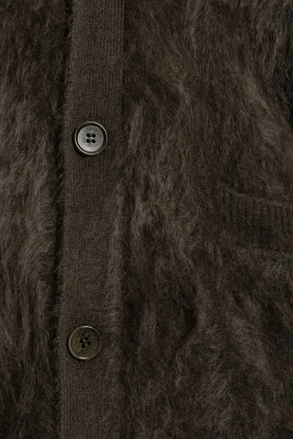 LISA YANG Devean Brushed Knit Cardigan