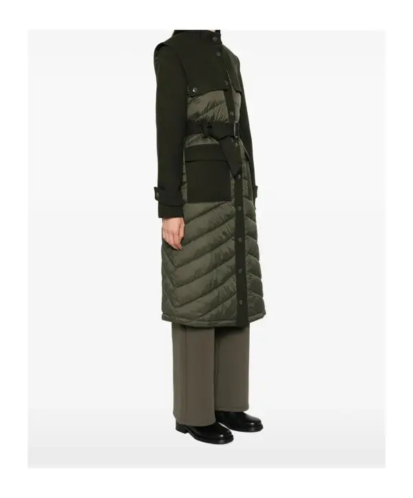 Patrizia Pepe Quilted Panelled Coat