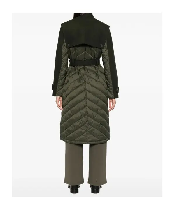 Patrizia Pepe Quilted Panelled Coat