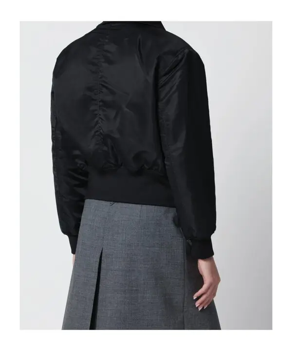 THE FRANKIE SHOP Short Storm Technical Fabric Bomber Jacket