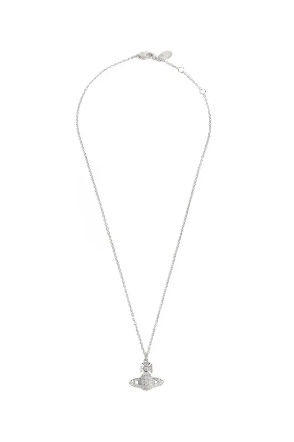 VIVIENNE WESTWOOD Metal Carmela Bas Relief Pendant Necklace - Silver