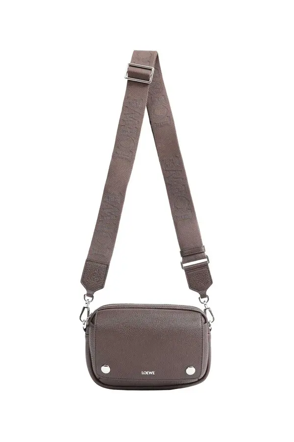 Loewe Small Pebble Messanger Bag - Brown