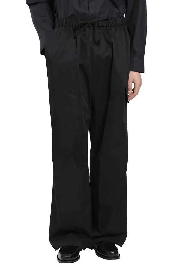 Simone Rocha Drawstring Cargo Knee Pleat Trousers