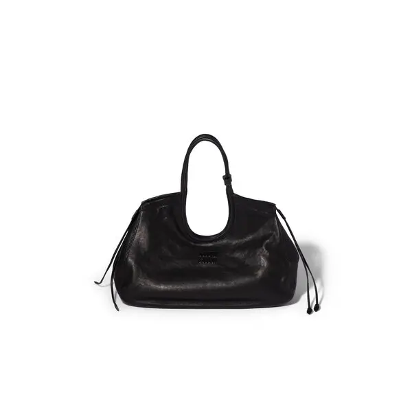 Miu Miu Nappa Leather Shopping Bag - Black